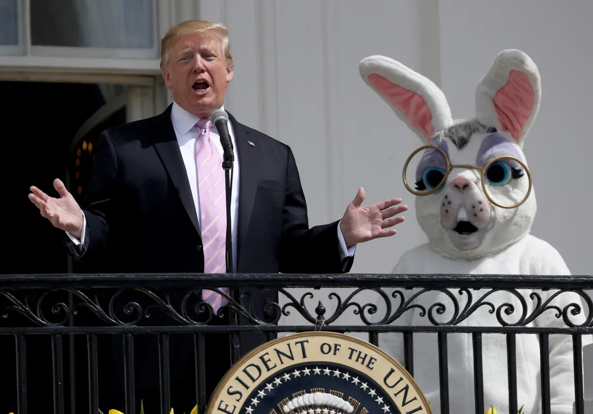 Donald Trump’s Shouty Easter Message - Newsweek