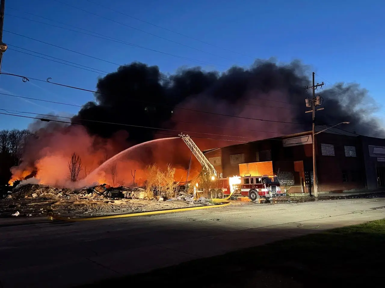 Indiana Recycling Plant Inferno Sparks Health Hazard Fears - Newsweek