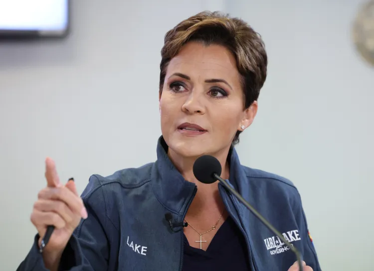 Kari Lake Calls Out ‘Loser’ Heckler Online, Doubles Down on Debate Call ...