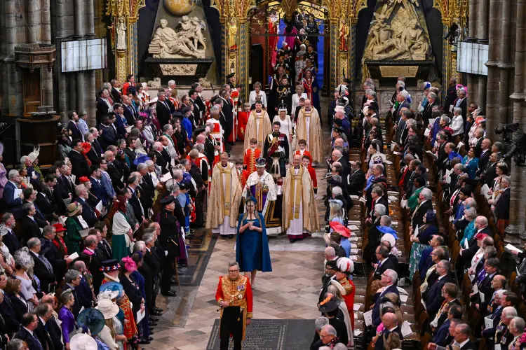 Coronation Viewers Spot ‘Grim Reaper’ at Westminster Abbey—Video - Newsweek