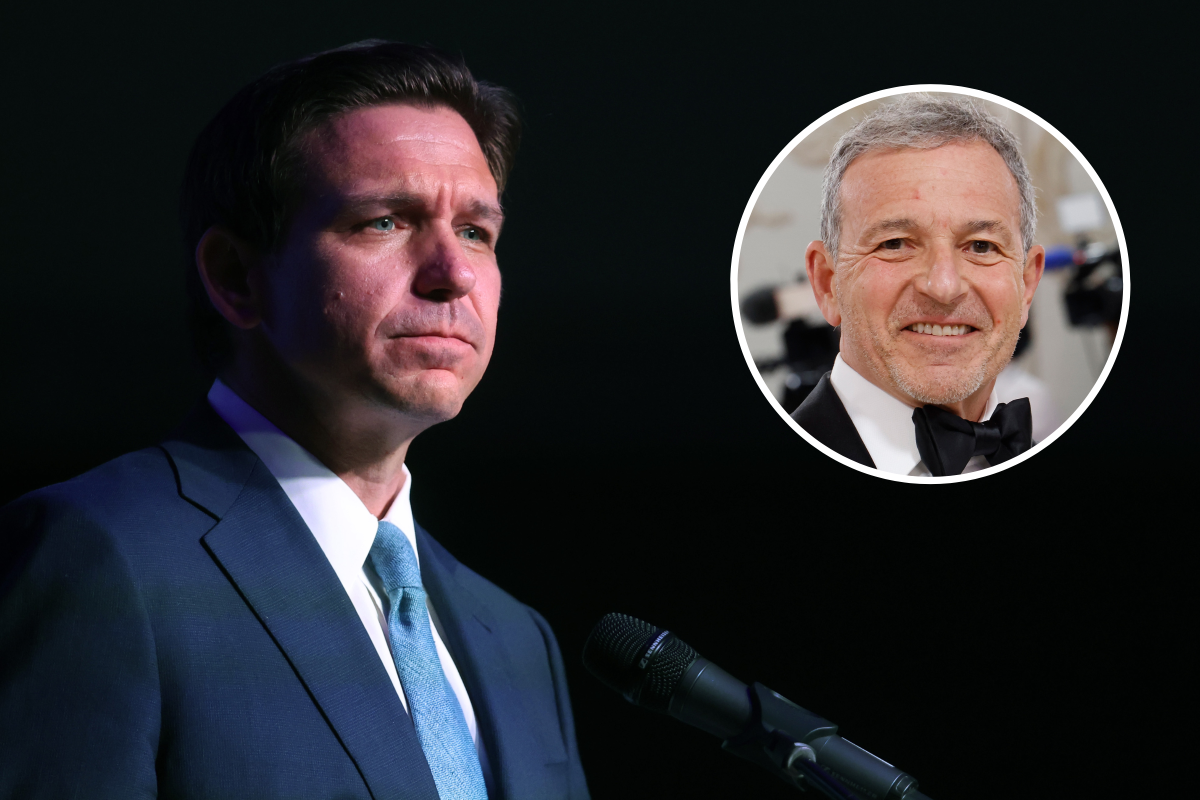 Ron DeSantis’ Disney Feud Hands Gavin Newsom a Big Win - Newsweek