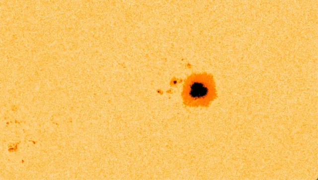 Huge Sunspot Four Times the Size of Earth Visible Without a Telescope ...
