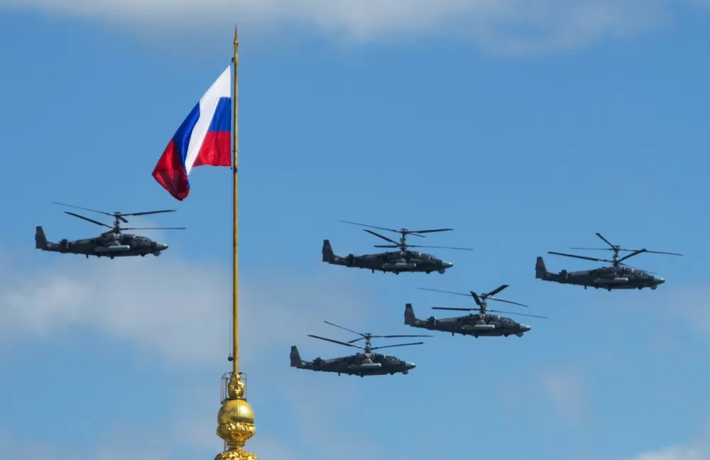 Russian Ka-52 Alligator Helicopter Shot Down Over Ukraine—Kyiv - Newsweek