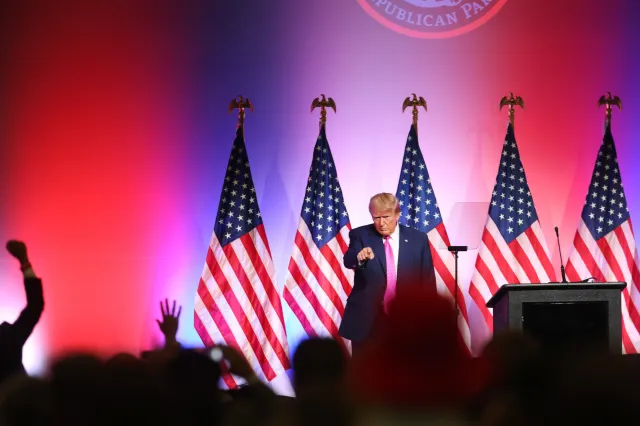 Trump Vows to ‘Liberate’ U.S. From List of ‘Villains’ in Michigan ...