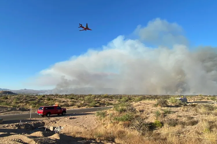 Arizona Fire Map, Update as Diamond Blaze Rapidly Spreads by Scottsdale ...