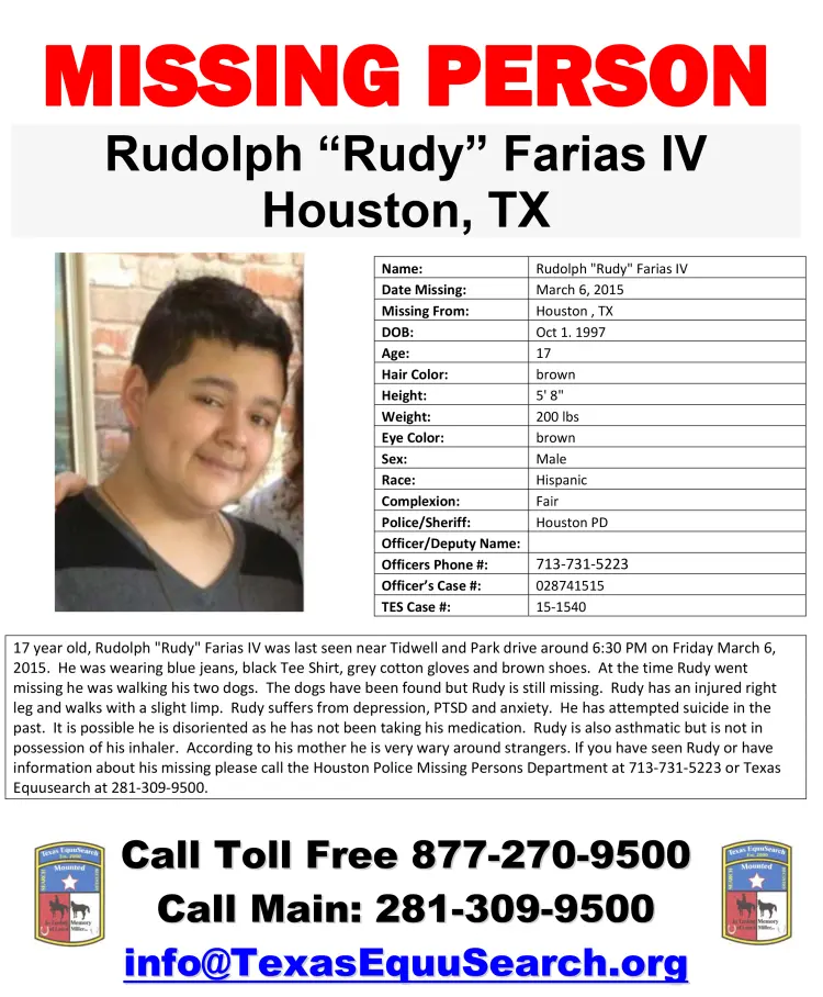 Rudy Farias’ Grandma Knew He Wasn’t Missing: Cousin - Newsweek