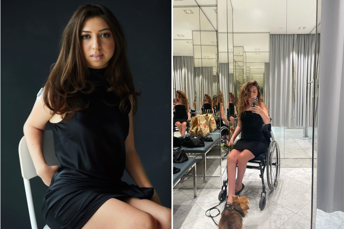 Watch as Disabled Twin, 27, Stands up to Wear Same Dream Dress as ...