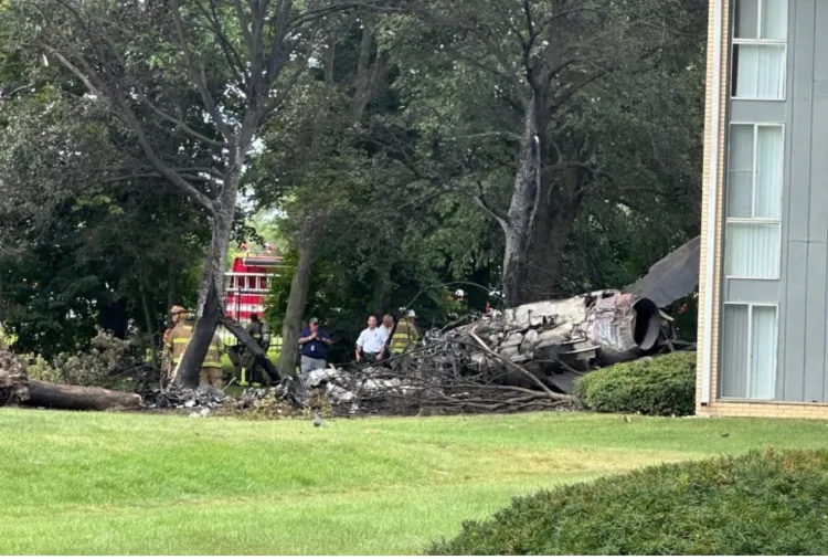 Videos Show Fighter Jet Crash into Parking Lot During Michigan Air Show ...