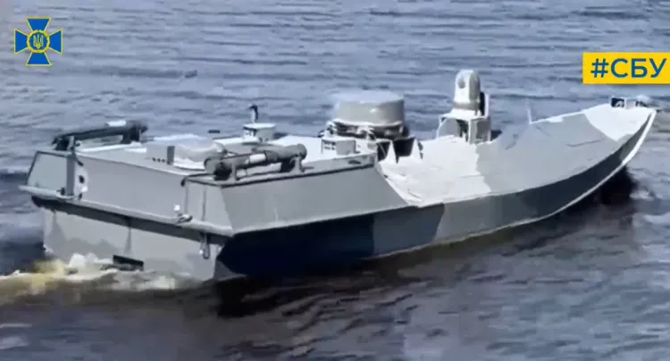 Ukraine’s ‘Sea Baby’ Drones Target Russia’s Black Sea Fleet, Crimea ...