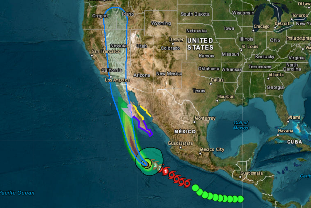 Hurricane Hilary Path, Tracker as Storm Could Bring ‘Significant ...