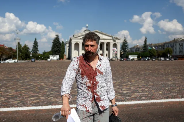 Ukraine Theater Hit by Missile With Deaths, Dozens of Injured Reported ...