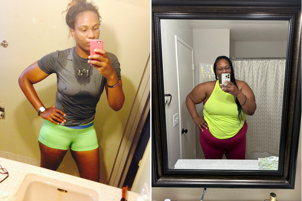 Former Athlete Shares Why She Gained 200 pounds After Quitting Sport ...