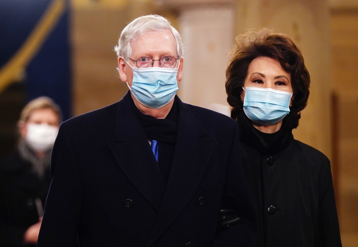 Elaine Chao Faces Scrutiny as Mitch McConnell ‘Deteriorating in Public ...