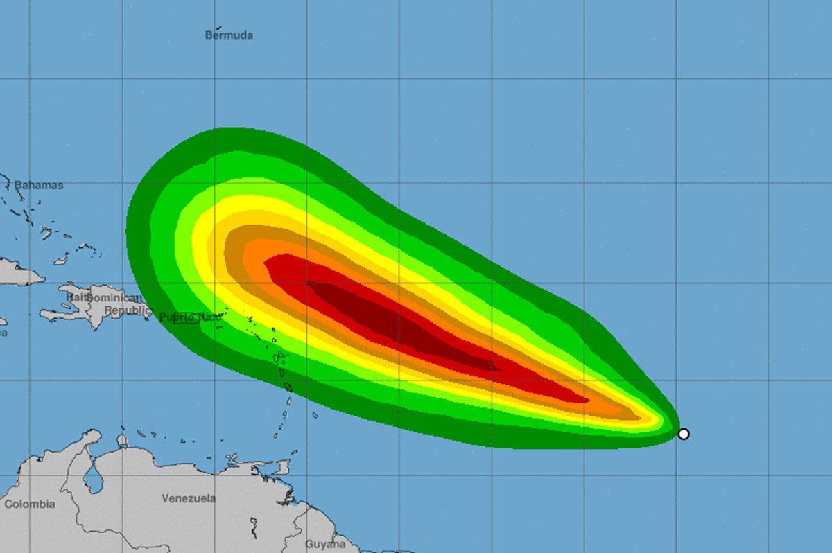 Tropical Storm Lee Spaghetti Model Shows Path as Strength Gathers ...
