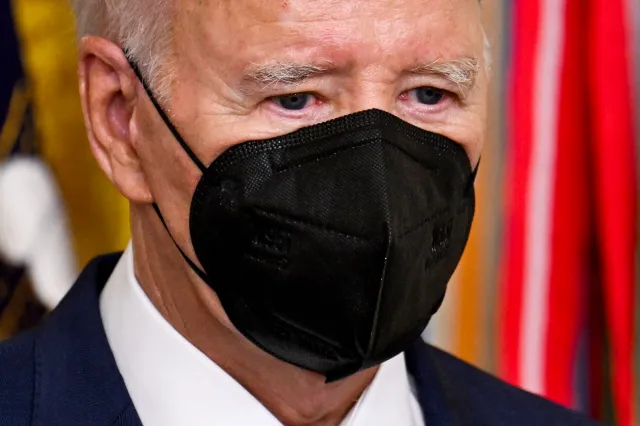 Joe Biden’s Mask Sparks COVID Mandate Conspiracies: ‘Alex Jones Was ...
