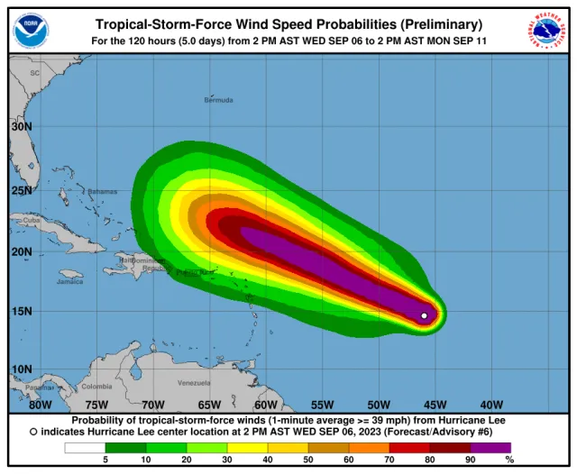 Will Hurricane Lee Hit the US? Track, Path as Storm Rapidly Strengthens ...