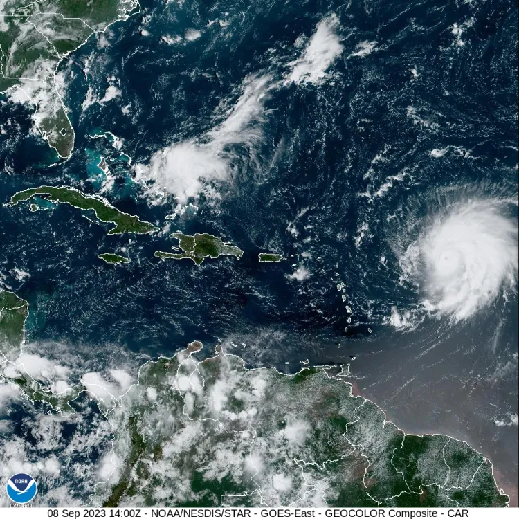 Hurricane Lee Satellite Image Shows Sheer Scale of Category 5 Storm ...