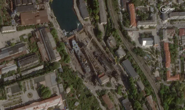 Satellite Images Reveal Aftermath of ‘Storm Shadow’ Hit on Crimea ...