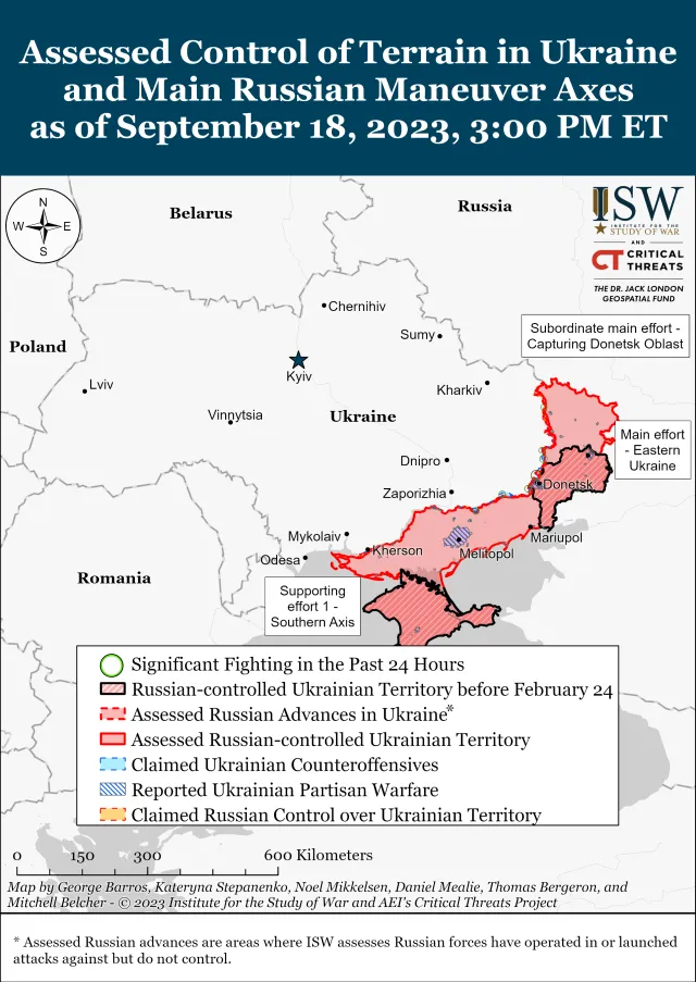 Ukraine Counteroffensive Map as Kyiv Advances in Bakhmut, Zaporizhia ...