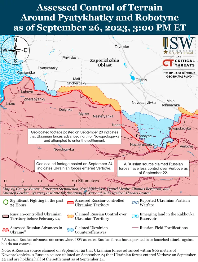 Ukraine War Map Shows Kyiv’s Forces Edge Closer to Key Southern Town ...