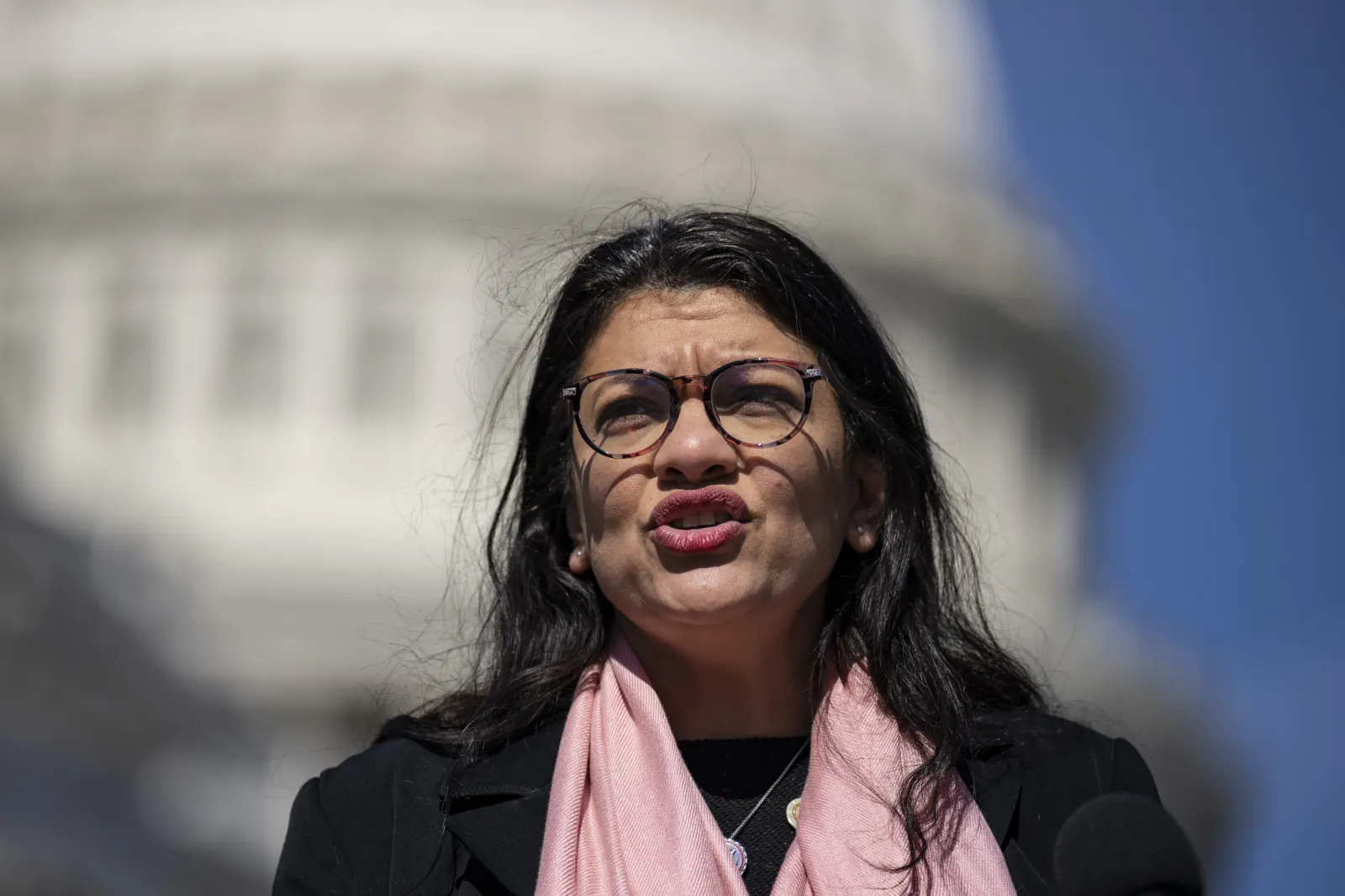 Rashida Tlaib’s Palestinian Flag Sparks Call For Congress Ban - Newsweek