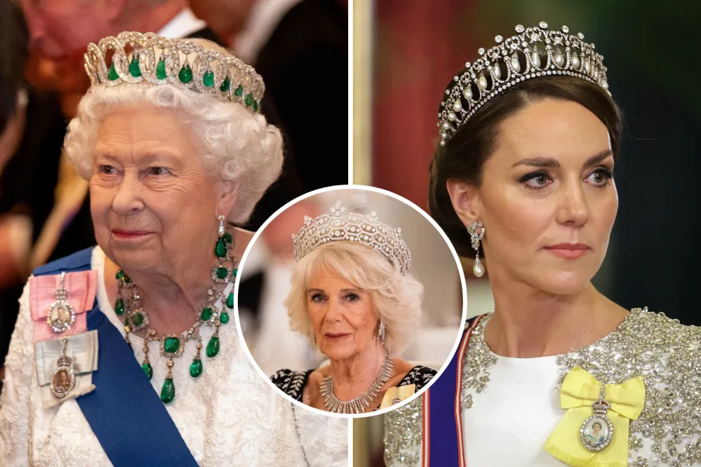 Ten Sparkling Royal Tiara Moments: From Queen Elizabeth to Kate ...