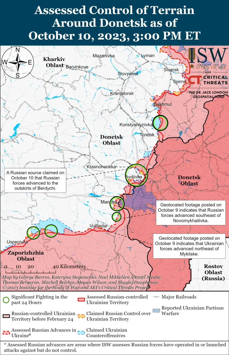 Ukraine Map Shows Where Russia Resumed ‘Localized’ Offensive Operations ...