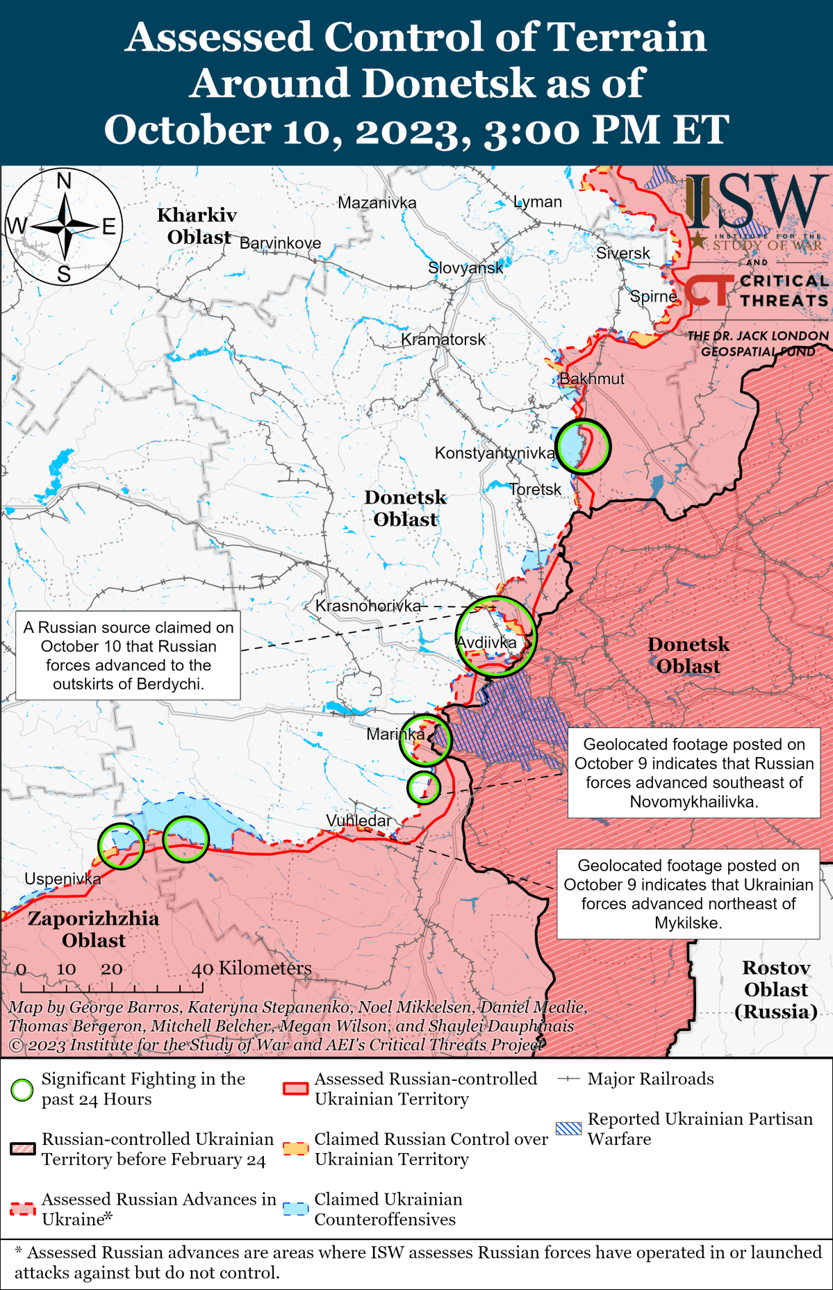 Ukraine Map Shows Where Russia Resumed ‘Localized’ Offensive Operations ...