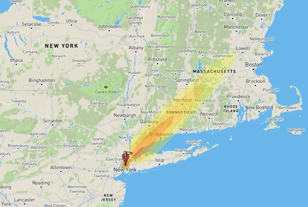 Maps Show New Nuclear Bomb Blast Compared to Old Model - Newsweek