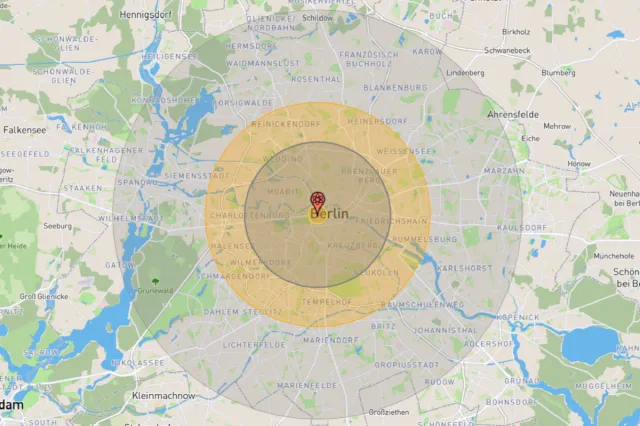 Nuclear Bomb Map Shows Impact of New US Weapon on World’s Major Cities ...