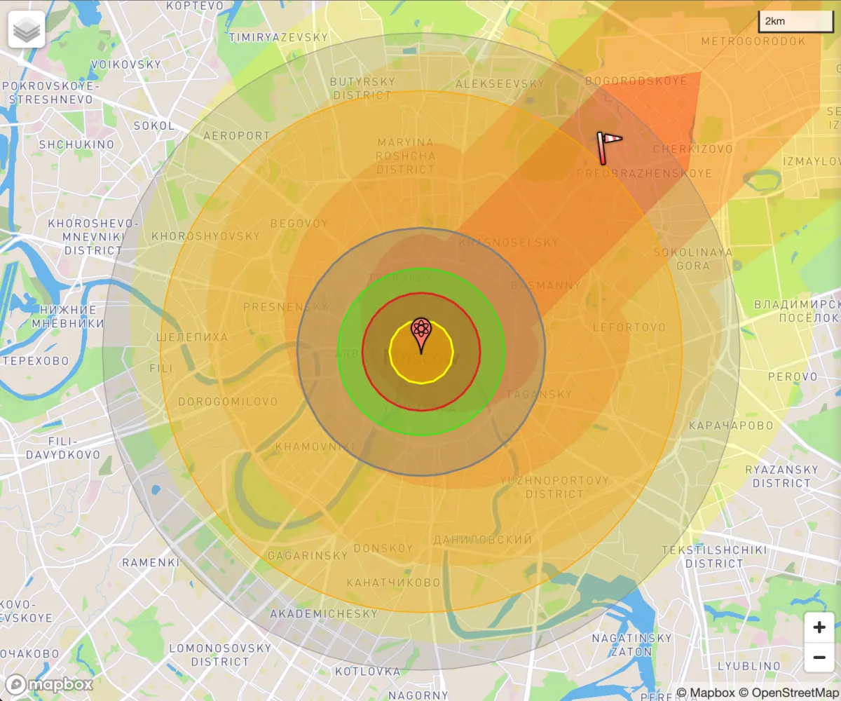 Nuclear Bomb Map Shows Impact if Biden’s New Weapon Dropped on Russia ...