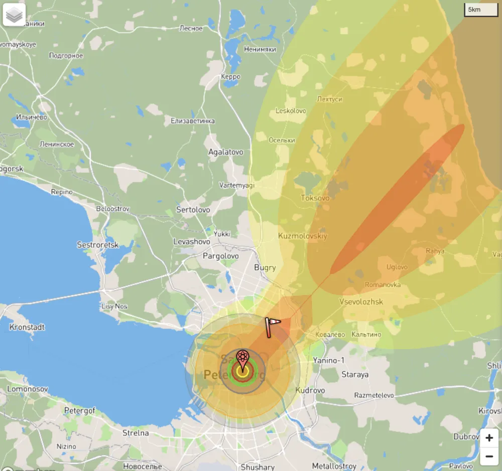 Nuclear Bomb Map Shows Impact if Biden’s New Weapon Dropped on Russia ...