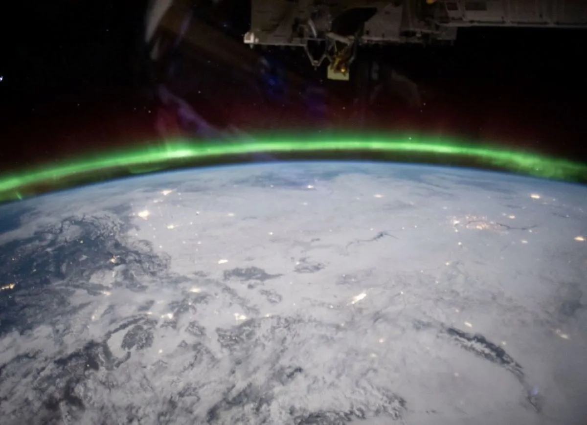 Dazzling Aurora Above Utah Seen From Space: ‘Best View’ - Newsweek