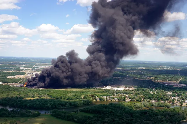 Texas Chemical Plant Explosion: Photos, Videos Show Massive Fire - Newsweek