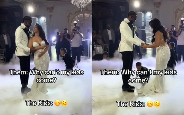 Watch Moment Bride Realizes Why Some People Have Adult-Only Weddings ...