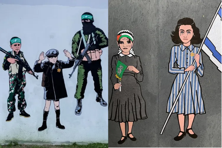 Anne Frank Murals Vandalized in Italy - Newsweek