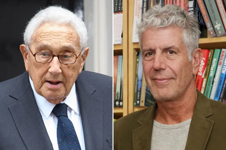 Anthony Bourdain’s Comments on Henry Kissinger Go Viral After His Death ...