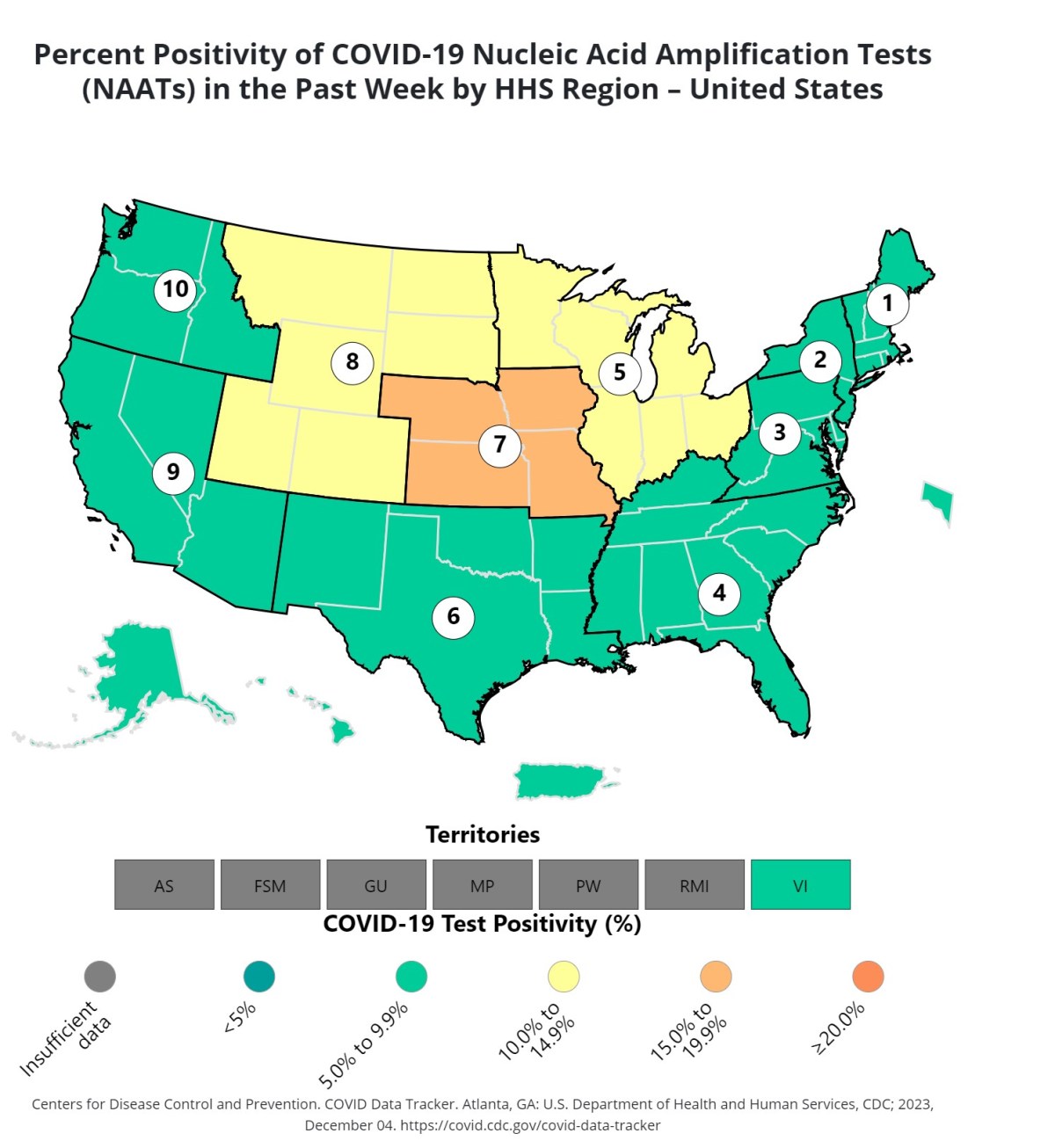 COVID Map Shows Positive Cases Across US Regions - Newsweek