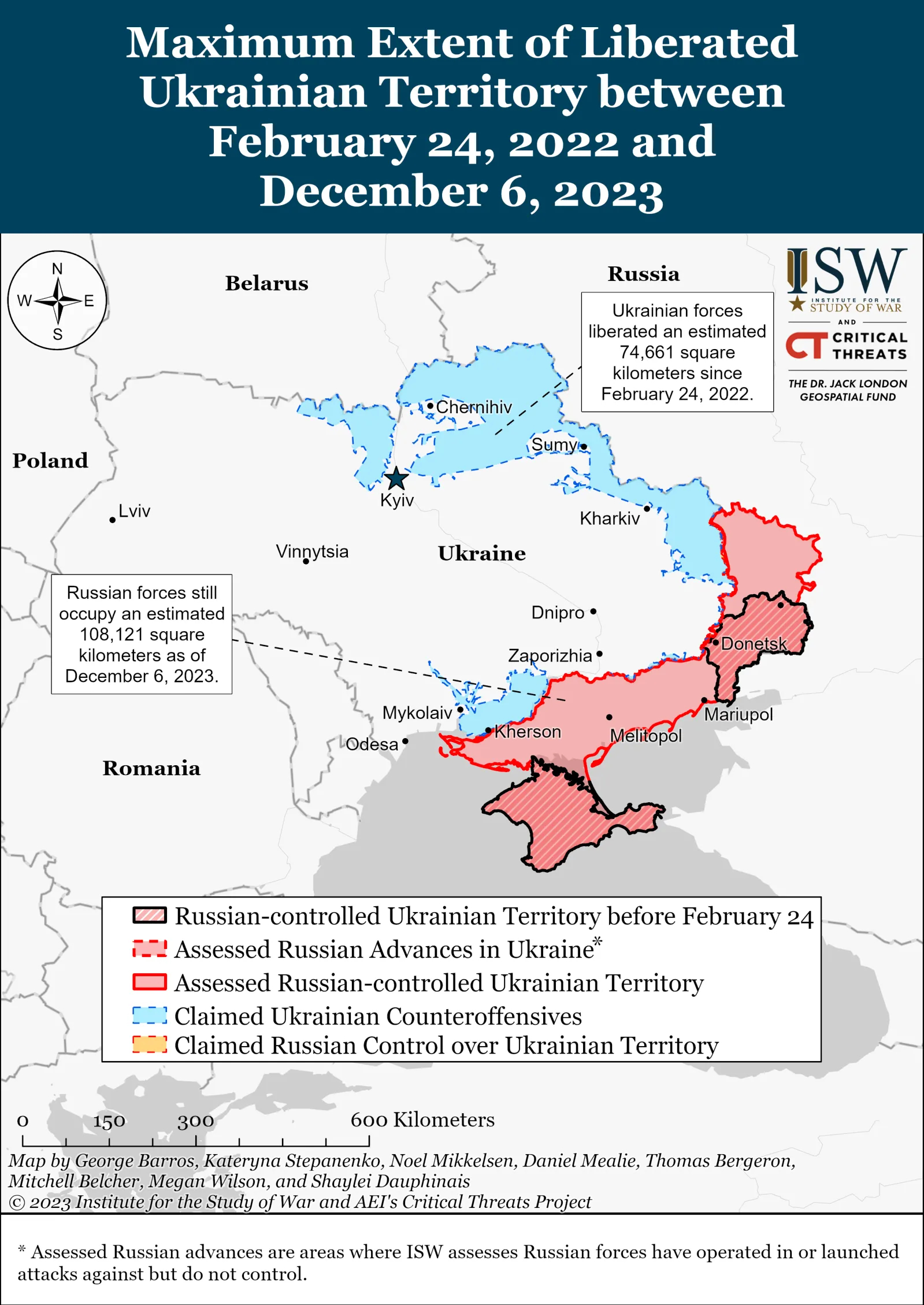 Ukraine Map Shows Territory Liberated From Russia Since War Began ...