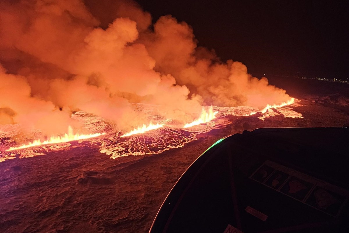 Iceland Volcano Update as Eruption Shoots Lava Over 650 Feet in the Air ...