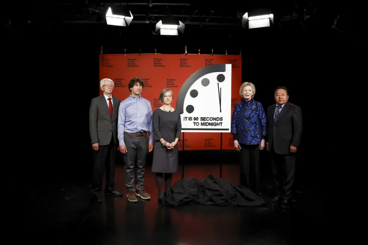 Doomsday Nuclear Clock 2024 Gets Reset as Weapons Fears Rise - Newsweek