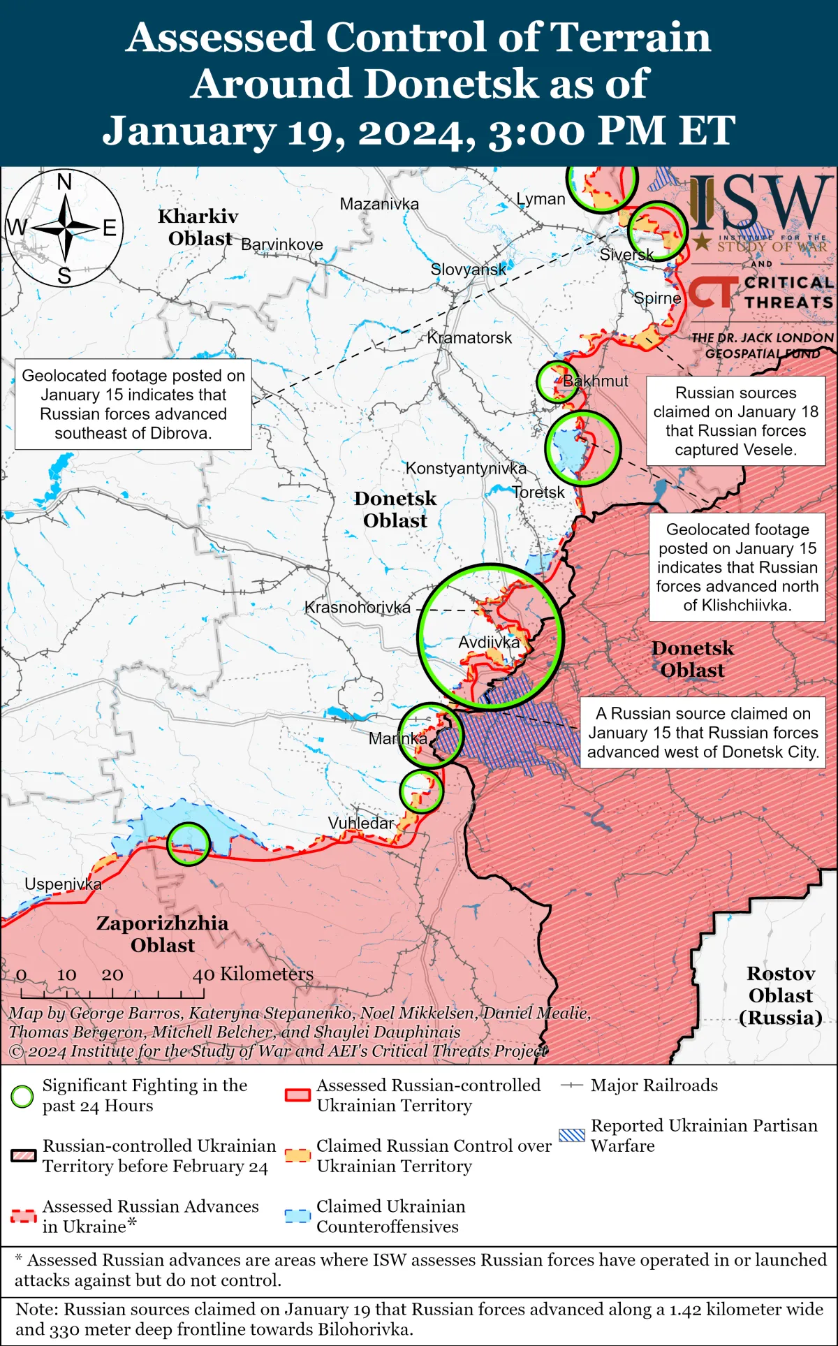 Ukraine War Maps Show Ground Won, Lost This Week Amid Russian Bakhmut ...