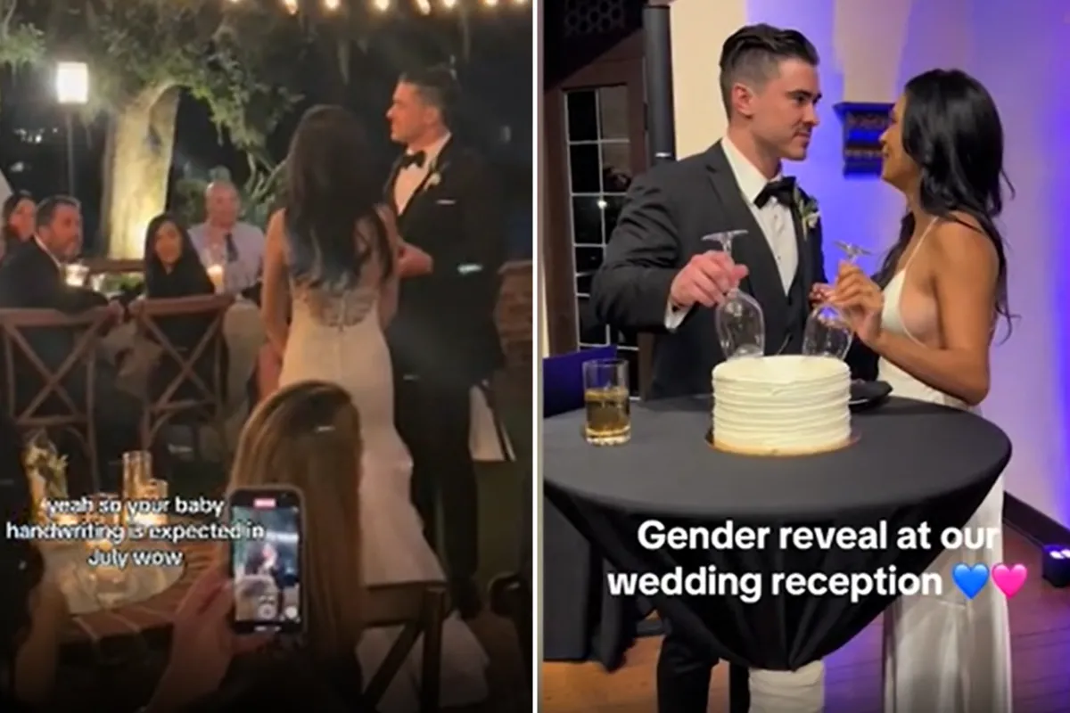 Bride and Groom Stun Wedding Guests, Drop Two Huge Announcements ...