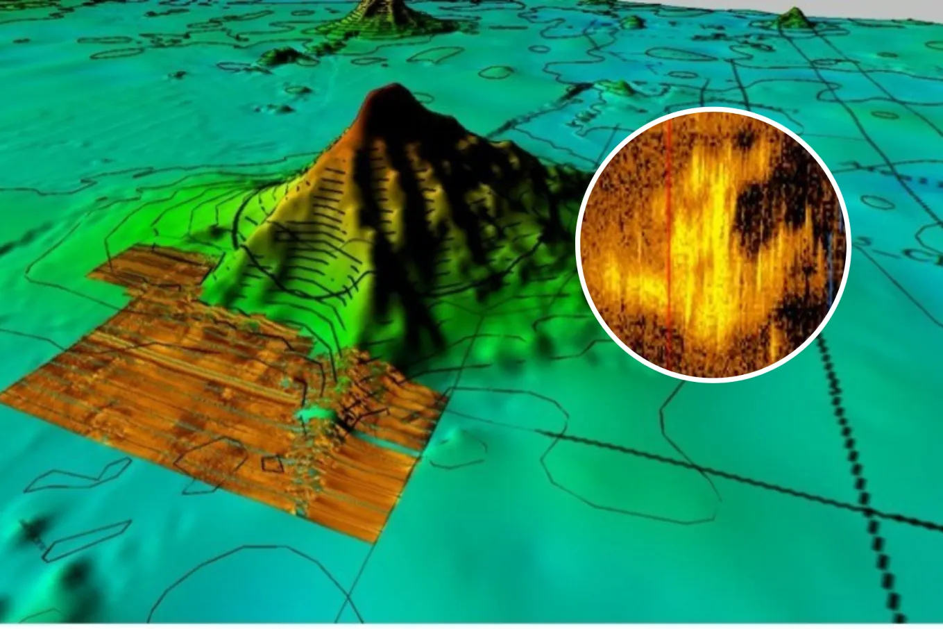 Map of Area Amelia Earhart Plane Is Believed To Have Been Discovered ...