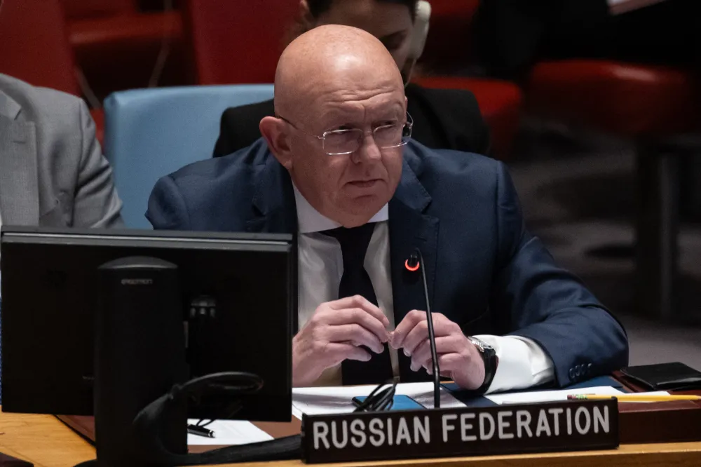Russian ambassador claims US was "involved" in strike on bakery - Newsweek