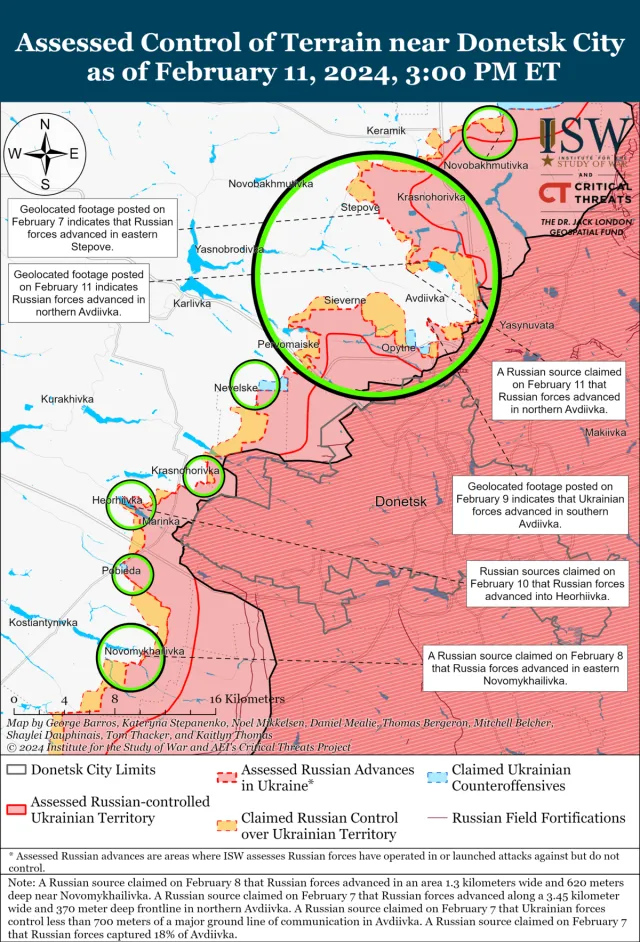 ‘Massive’ Avdiivka Offensive by Russia Threatens to Split Ukraine ...