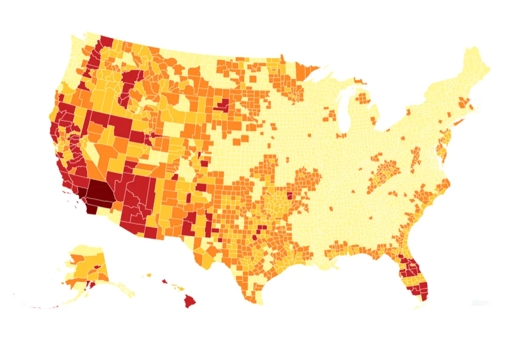 Wildfire Map Reveals Your Neighborhood’s Risk - Newsweek