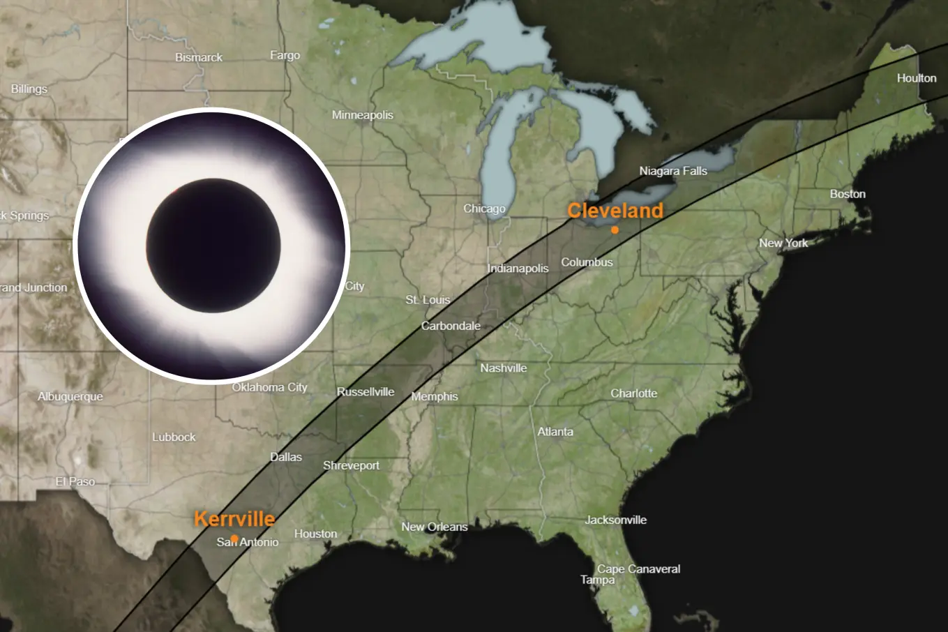 The Best Places to Watch the Solar Eclipse Across the U.S. - Newsweek