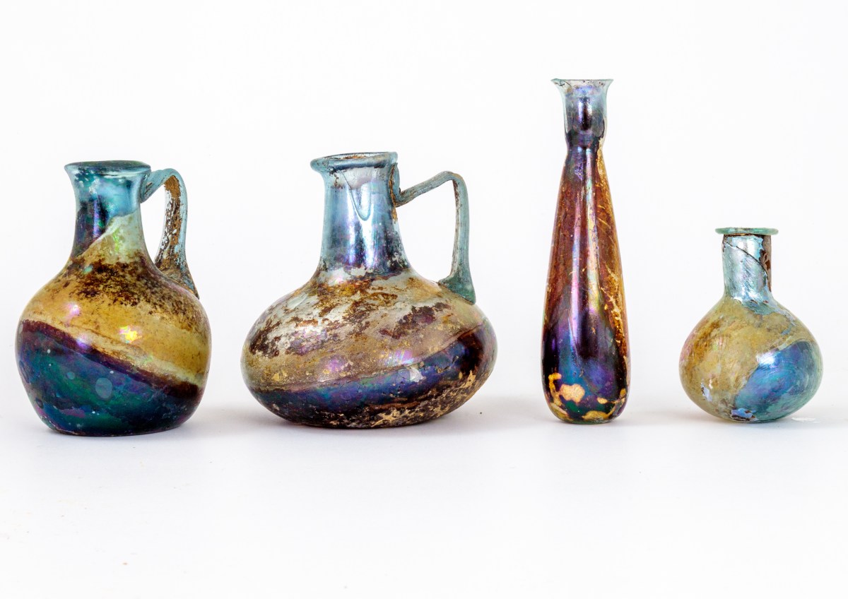 Remarkably Well-Preserved Ancient Glass Vessels Discovered in Roman ...
