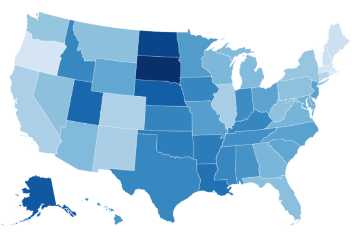 Fertility Rate Map Shows US States With Highest, Lowest Births - Newsweek